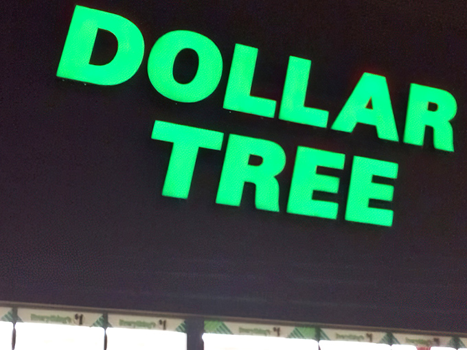 The emerald beacon of budget bliss! Dollar Tree's welcoming facade on Missouri Boulevard promises treasure hunting adventures without the expedition costs.