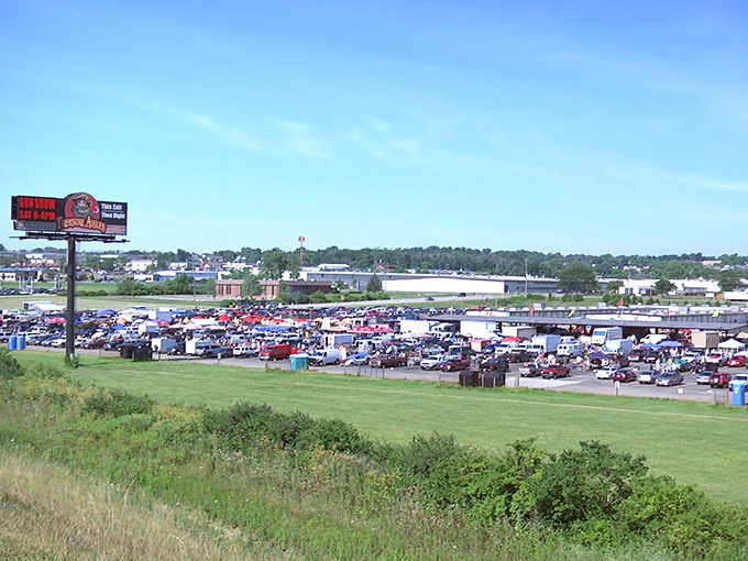 The parking lot alone tells a story&mdash;hundreds of treasure hunters converging like prospectors during a gold rush, each hoping to strike it rich with vintage finds.