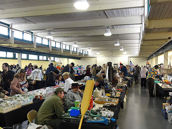 The treasure hunter's paradise unfolds at Picc-A-Dilly, where rows of tables promise discoveries that big-box stores simply can't deliver.