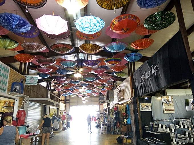 The iconic entrance arch welcomes treasure hunters to America's most legendary monthly shopping adventure.