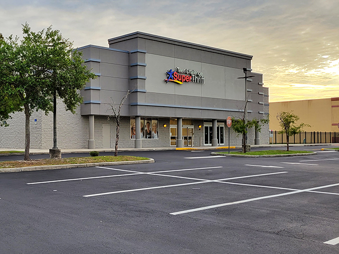 The unassuming exterior of SuperThrift belies the treasure trove within&mdash;like finding a portal to bargain heaven disguised as a strip mall storefront.