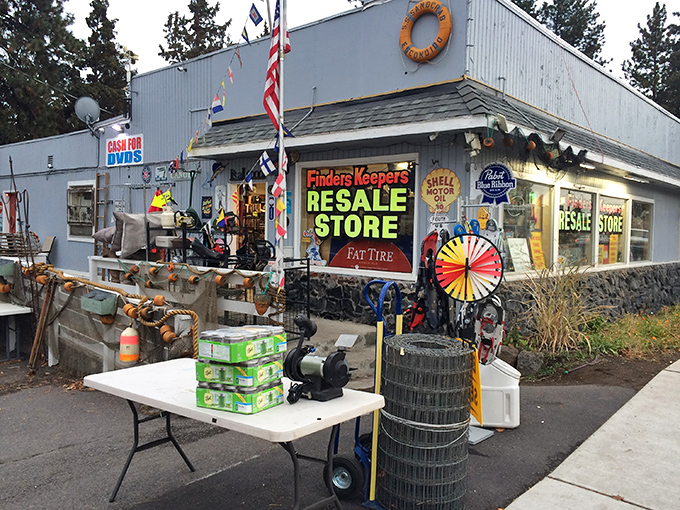 The unassuming exterior of Finders Keepers hides a treasure trove within&mdash;like finding the Narnia wardrobe in the middle of Bend.