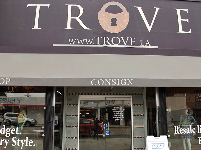 Trove's sleek storefront promises affordable luxury inside&mdash;like finding the key to a fashion kingdom without ransacking your savings account.