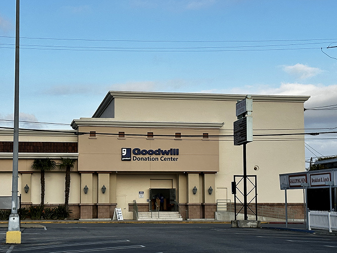 Palm trees and Spanish architecture create the perfect California backdrop for treasure hunting adventures.