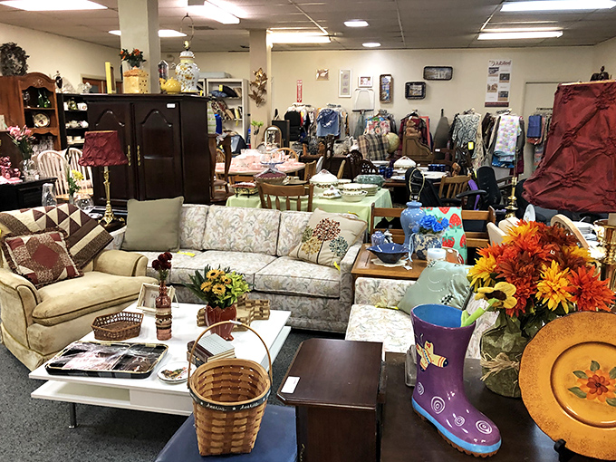 Furniture arrangements that would make interior designers weep with joy, all waiting for new homes.