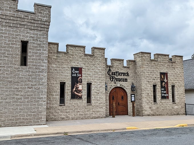 The castle fa&ccedil;ade along Alma's Main Street looks so authentic you'll check your GPS to confirm you're still in Wisconsin and not medieval Europe.