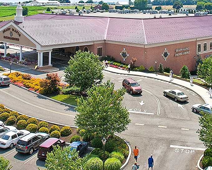 The sprawling Shady Maple complex rises from Pennsylvania Dutch Country like a cathedral dedicated to the religion of comfort food.