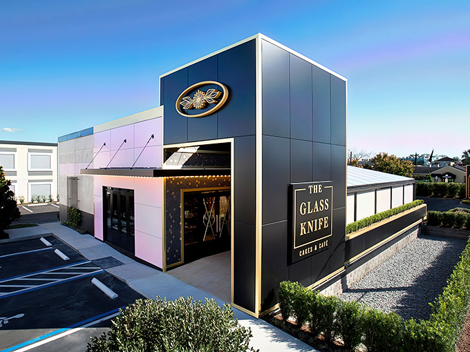 Modern elegance meets dessert paradise in this architectural gem that stops traffic in Winter Park.