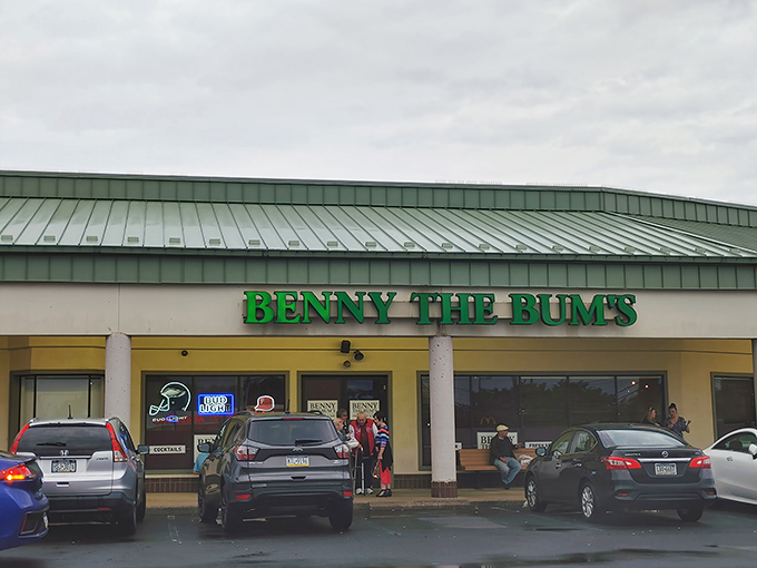 The unassuming green-roofed exterior of Benny The Bum's might not scream "culinary destination," but remember&mdash;the best seafood often hides in the most modest packages.