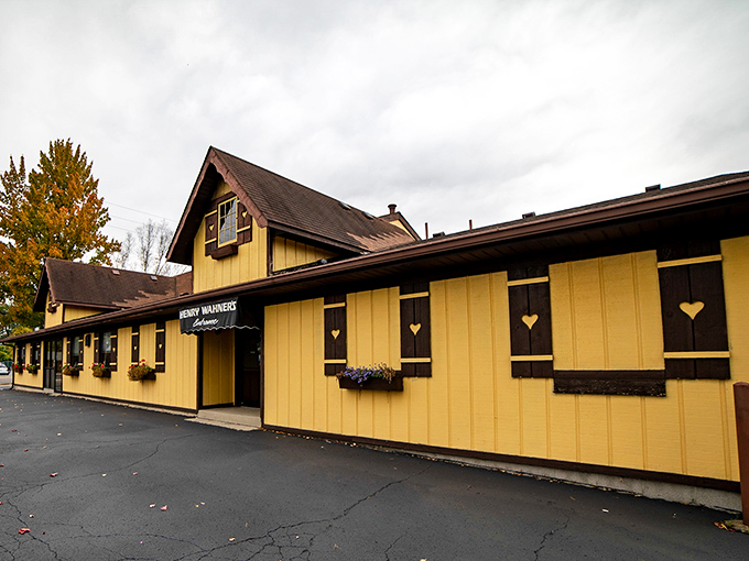 The sunshine-yellow exterior of Henry Wahner's isn't just a building&mdash;it's a promise of warmth that delivers the moment you step inside.