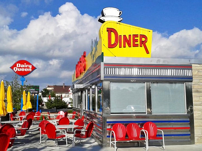 The sunshine-yellow exterior of Oasis Diner isn't just eye-catching&mdash;it's a time machine disguised as a restaurant on Plainfield's Historic National Road.