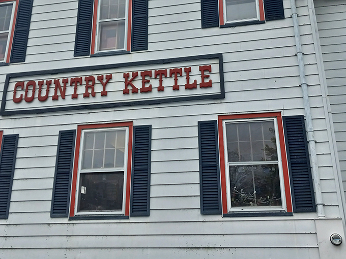 That classic red-and-white storefront isn't trying to fool anyone &ndash; it's exactly as charming inside as it promises.