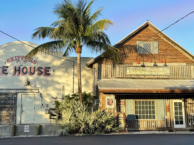 This weathered beauty wears its Keys character like a badge of honor, promising authentic flavors within.