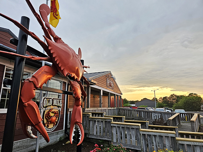 The iconic red exterior with its giant crab sign isn't just a restaurant&mdash;it's a Delaware landmark that practically screams "Get your bibs ready!"