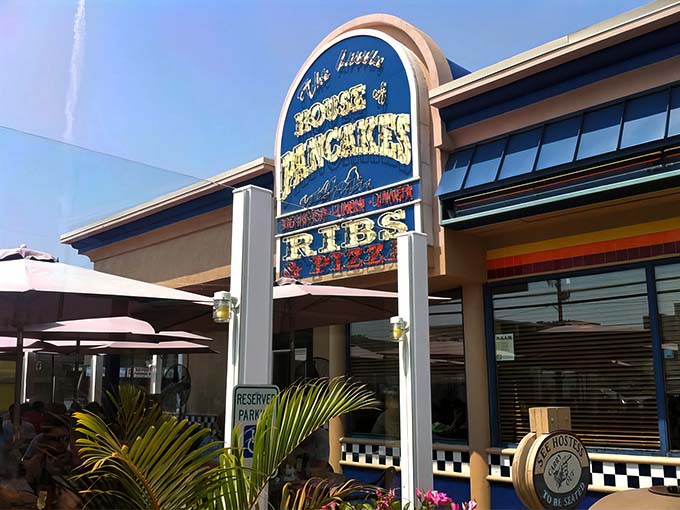 The iconic blue-roofed beacon of breakfast bliss stands ready to transform your morning from mundane to magnificent. Ocean City's pancake paradise awaits.