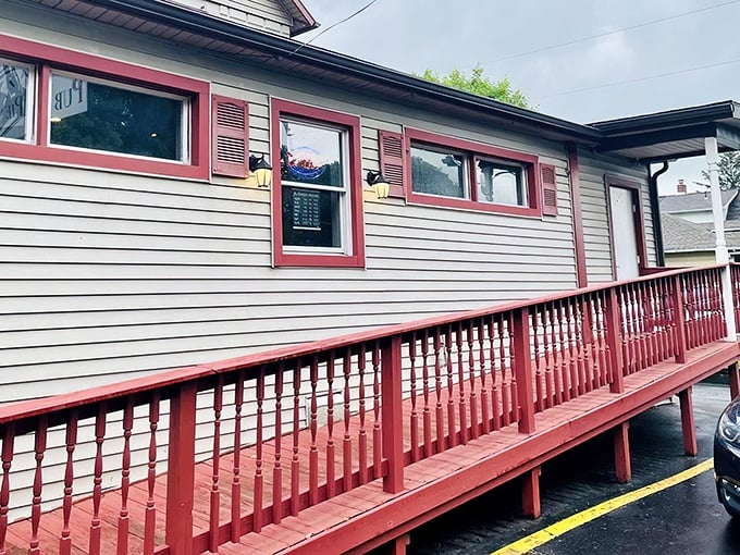 The unassuming entrance to culinary greatness. Like finding a secret passage to flavor country, this modest fa&ccedil;ade hides a treasure trove of Pennsylvania delights.