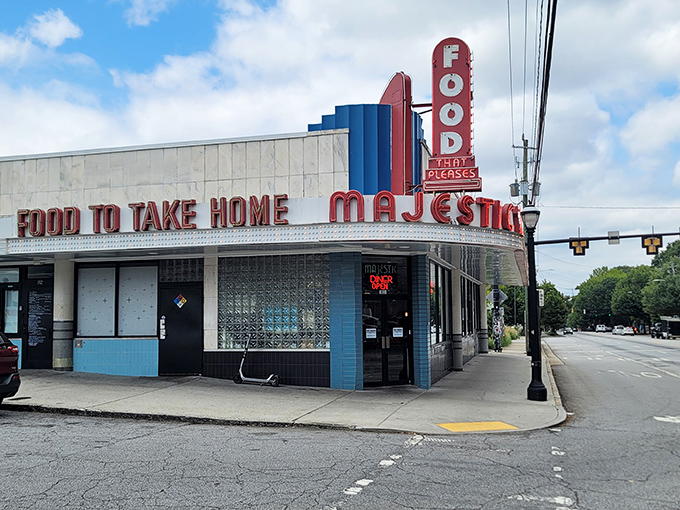 That iconic neon sign isn't just advertising&mdash;it's a time machine beckoning you to simpler days when breakfast solved everything.