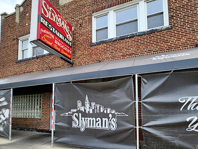 The brick fortress of flavor on St. Clair Avenue doesn't need flashy architecture&mdash;the red and white sign promising "America's Biggest" corned beef sandwiches tells you everything you need to know.
