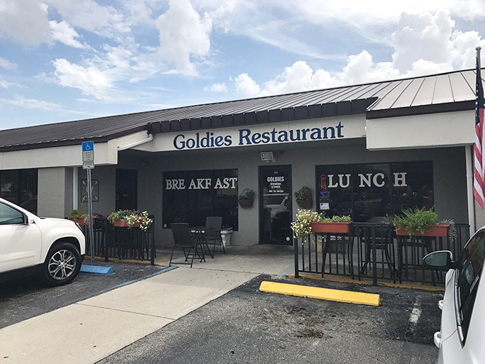 Simplicity speaks volumes at Goldie's Restaurant in Naples, where the unassuming white exterior hides breakfast treasures that would make HGTV hosts rethink "curb appeal."