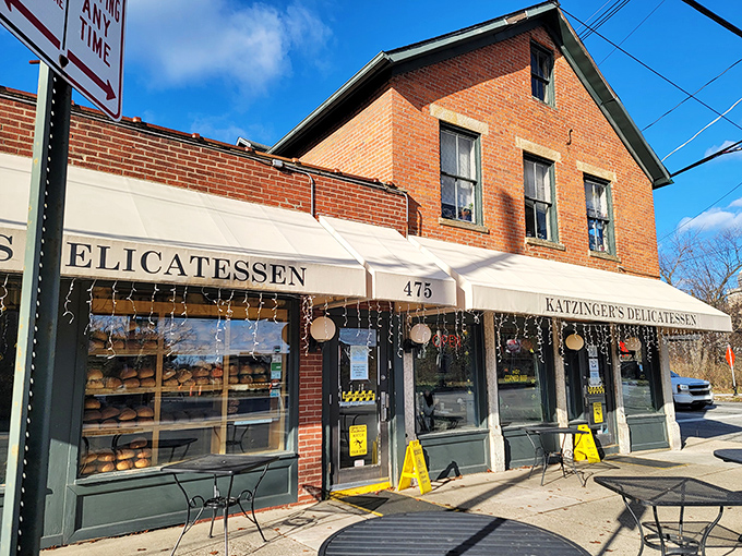The brick facade of Katzinger's stands like a time capsule in German Village, promising delicious nostalgia with every visit. No passport to New York required.
