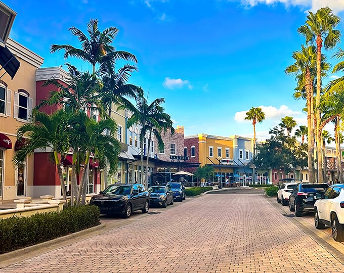 Tradition's colorful storefronts and palm-lined streets offer small-town charm with big-city amenities, all without the Miami price tag.