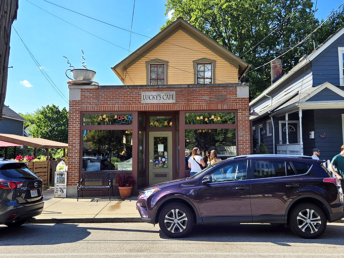 The little yellow-topped brick building on Starkweather Avenue doesn't scream "food paradise"&mdash;until you spot the line of hungry patrons waiting for their brunch epiphanies.