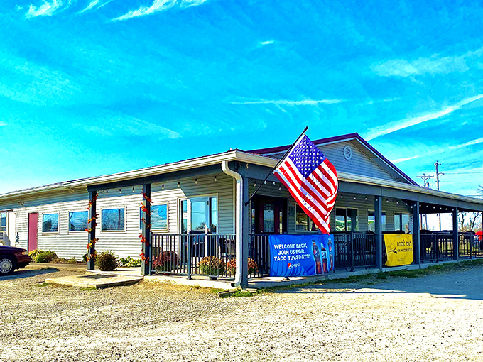This unassuming roadside gem proves that the best flavors often hide behind the simplest facades.