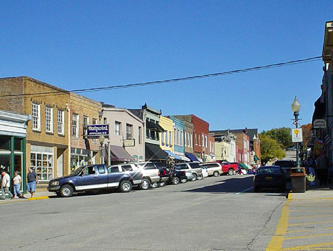 Main Street Weston looks like a movie set, but these historic storefronts are the real deal&mdash;no Hollywood magic required.