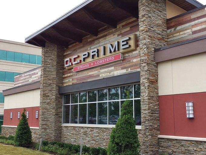 The unassuming exterior of DC Prime belies the carnivorous paradise within. Like finding a diamond in a suburban shopping center.