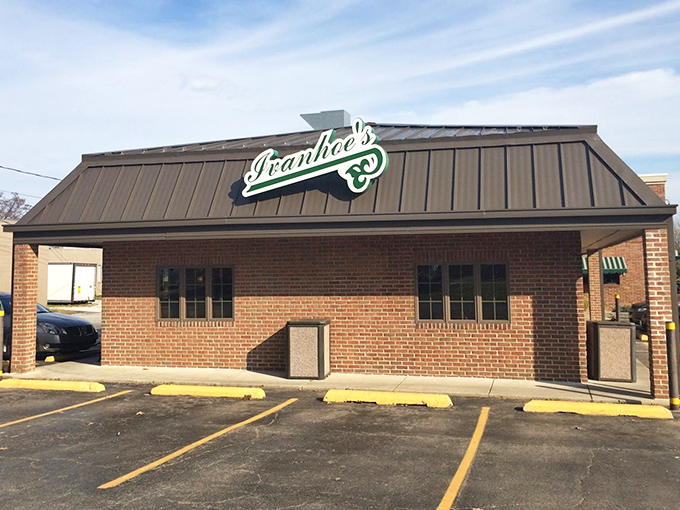 The unassuming brick exterior of Ivanhoe's hides a treasure trove of culinary delights that locals have cherished for generations.