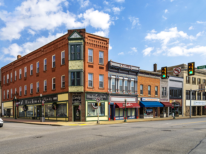 DuBois' historic downtown buildings stand as proud sentinels of small-town charm, where brick facades tell stories of generations past and present.