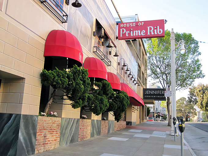 Those iconic red awnings on Van Ness Avenue aren't just decorations &ndash; they're beacons calling to meat lovers everywhere, promising carnivorous bliss within.