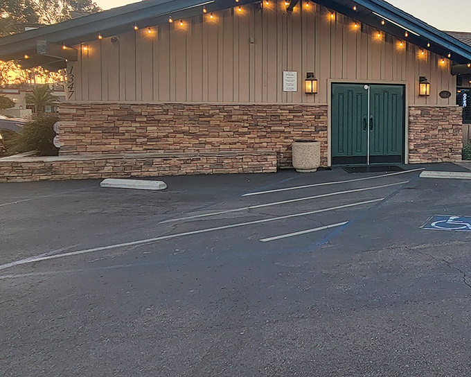 The perfect blend of rustic charm and Western heritage, D'Carlos welcomes you with a striking blacksmith mural and inviting green door that promises culinary treasures inside.