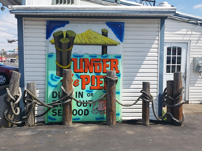 The unassuming exterior of Under the Pier might make you drive past, but locals know better. Seafood paradise hides behind that modest fa&ccedil;ade.