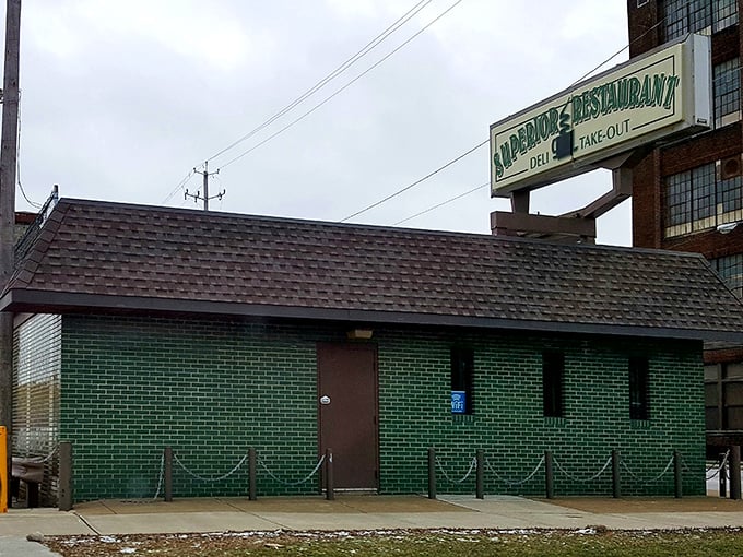 The unassuming brick exterior of Superior Restaurant proves once again that culinary greatness often hides in plain sight, like Cleveland's delicious secret hiding behind a modest fa&ccedil;ade.