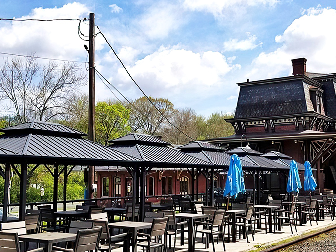 The historic Lehigh Valley Railroad Station now houses culinary treasures instead of travelers. This Second Empire masterpiece proves great architecture and great food make perfect traveling companions.
