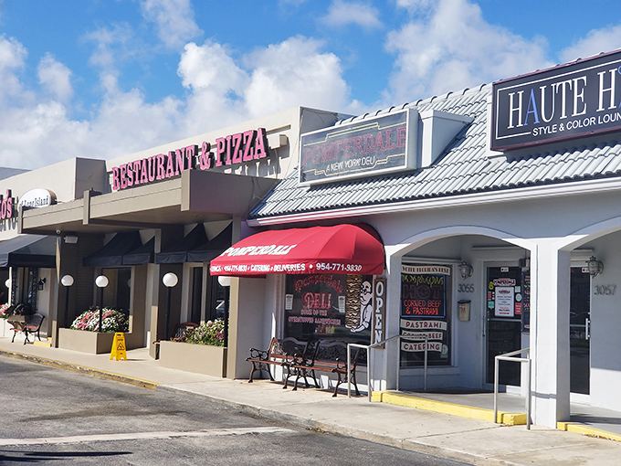 Don't let the modest storefront fool you&mdash;behind that red awning lies a temple of sandwich artistry that would make Manhattan jealous.