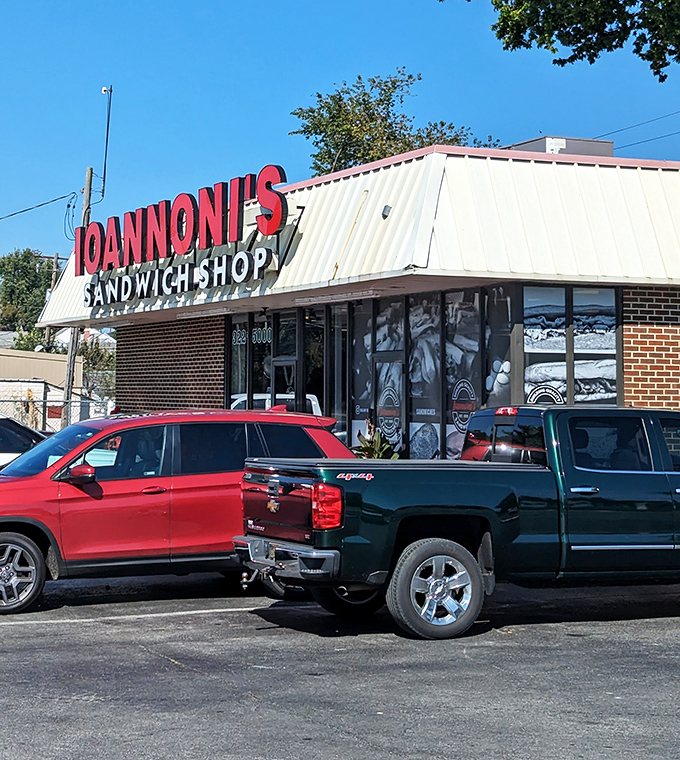 The red letters of Ioannoni's beckon like a lighthouse for the sandwich-starved. This unassuming storefront in New Castle houses Delaware sandwich royalty.