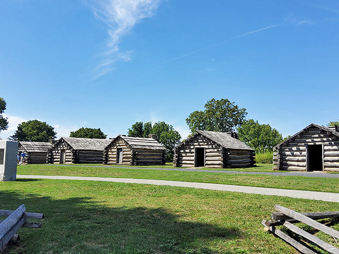 These log cabins aren't exactly five-star accommodations, but they tell a story of American resilience that no luxury resort ever could.