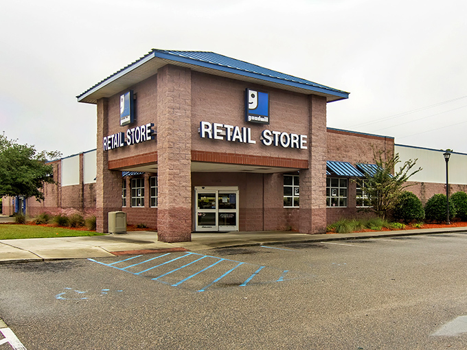 The unassuming exterior of Palmetto Goodwill belies the treasure trove within. Like a poker player with a royal flush, it keeps its best cards hidden.