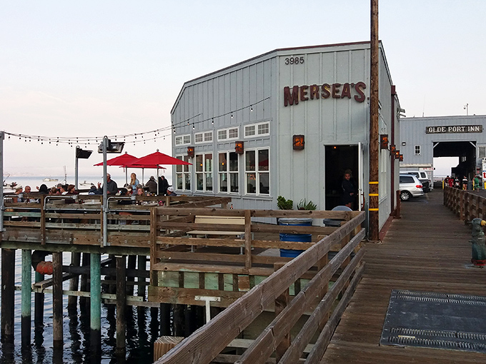 Mersea's waterfront location proves that sometimes the best restaurants come wrapped in weathered wood and ocean views.