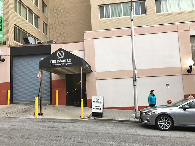 The unassuming entrance belies the culinary magic within&mdash;like finding out your quiet neighbor secretly moonlights as a magician specializing in beef-based illusions.