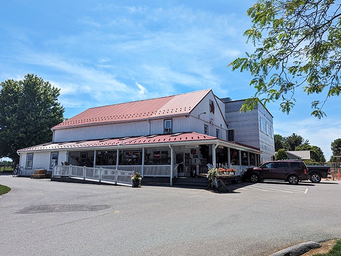The classic white farmhouse with red roof isn't just Instagram-worthy&mdash;it's a beacon of buttery hope for carb enthusiasts across Pennsylvania.