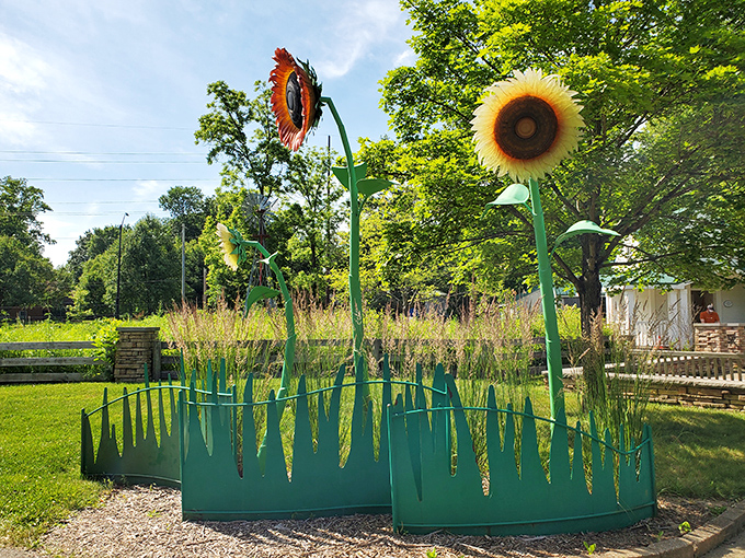 The Stream Garden at Inniswood transforms ordinary rocks and water into nature's symphony. Mother Nature showing off her landscape architecture degree.