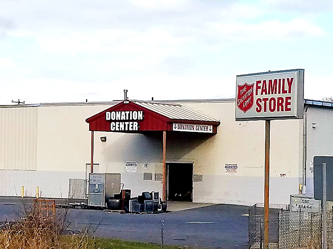 The iconic red Salvation Army shield welcomes bargain hunters to this Camp Hill treasure trove&mdash;where yesterday's donations become tomorrow's discoveries.