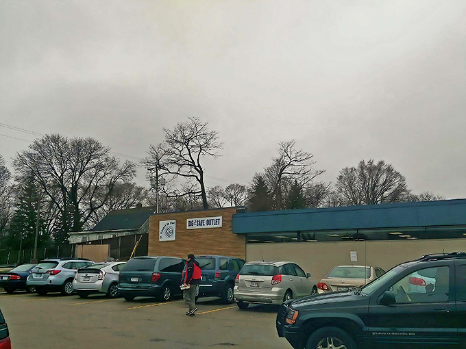 The unassuming blue sign promises little, delivers mountains. Treasure hunting begins at this Madison institution where one person's castoffs become another's jackpot.
