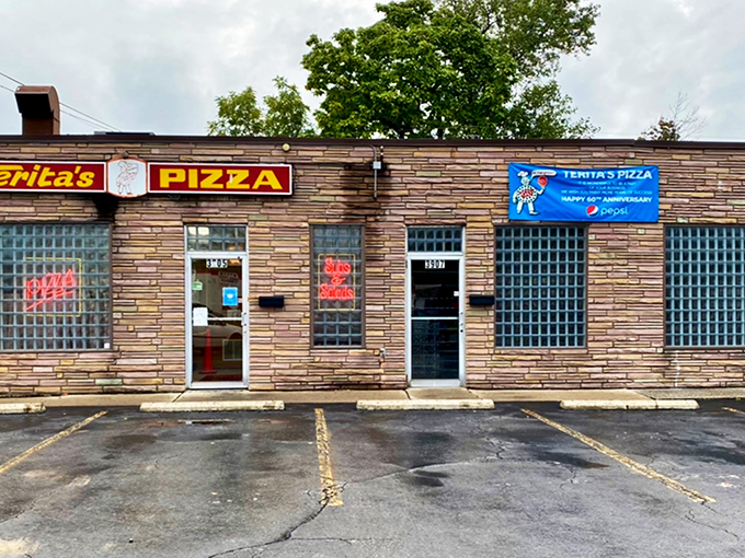 The unassuming stone facade of Terita's Pizza might not win architectural awards, but inside this Columbus landmark, pizza magic awaits the faithful.