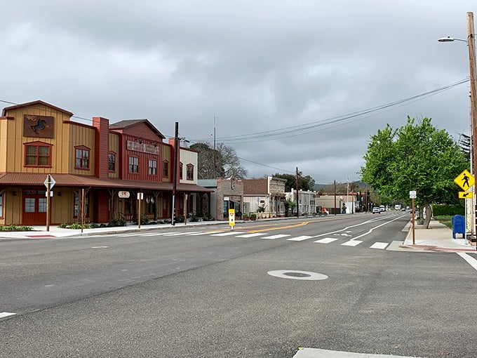 Bell Street stretches before you like a Western movie set with a California twist &ndash; where blue skies and weathered wood create small-town magic.