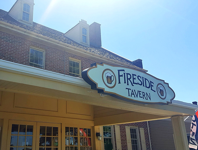 The historic brick fa&ccedil;ade of Fireside Tavern stands proudly in Strasburg, like a delicious time capsule inviting you to step inside and make memories.