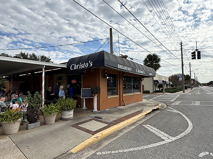The unassuming orange brick exterior of Christo's Caf&eacute; stands like a beacon of breakfast hope on an Orlando corner. No fancy frills needed when the food speaks volumes.